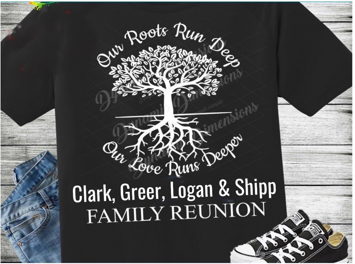 2021 Clark-Greer-Logan & Shipp Family Reunion T-Shirts ...